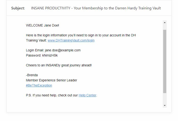 I haven't received my login information – Help Center